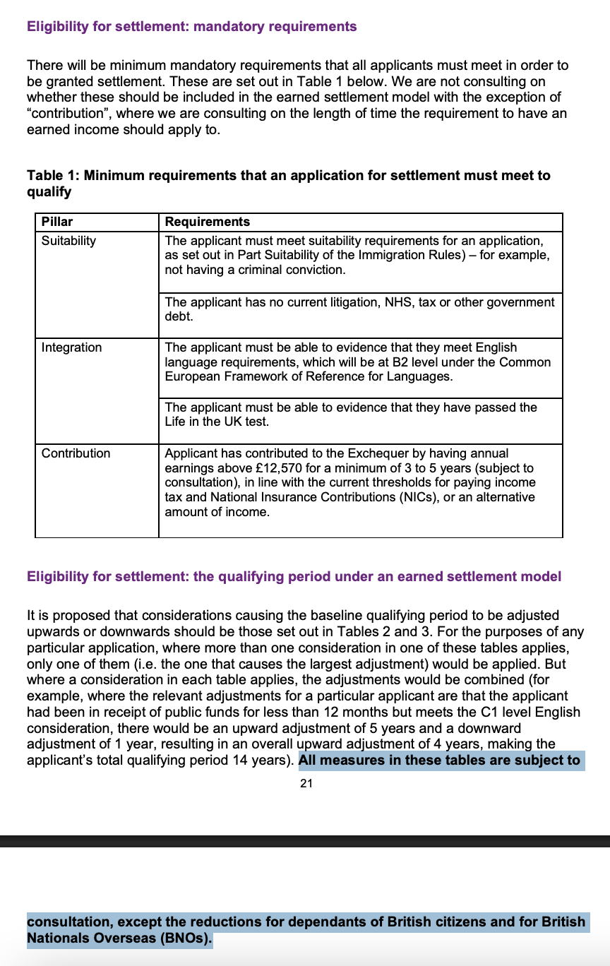 英國內政部維持 BNO VISA簽證「5+1」安排 英語要求擬提升至B2 - 步步網教學